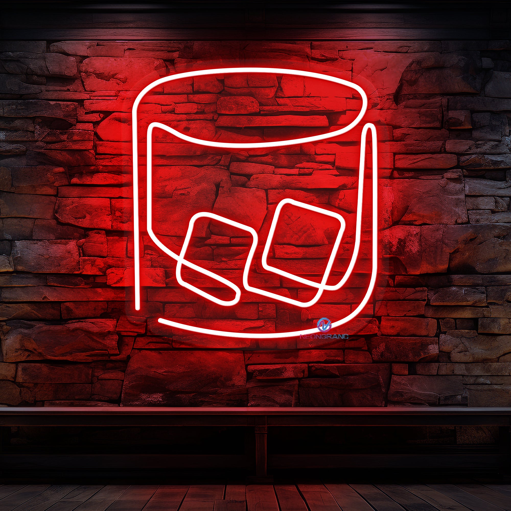 Whiskey Neon Sign Alcohol Drinking Led Light Neongrand