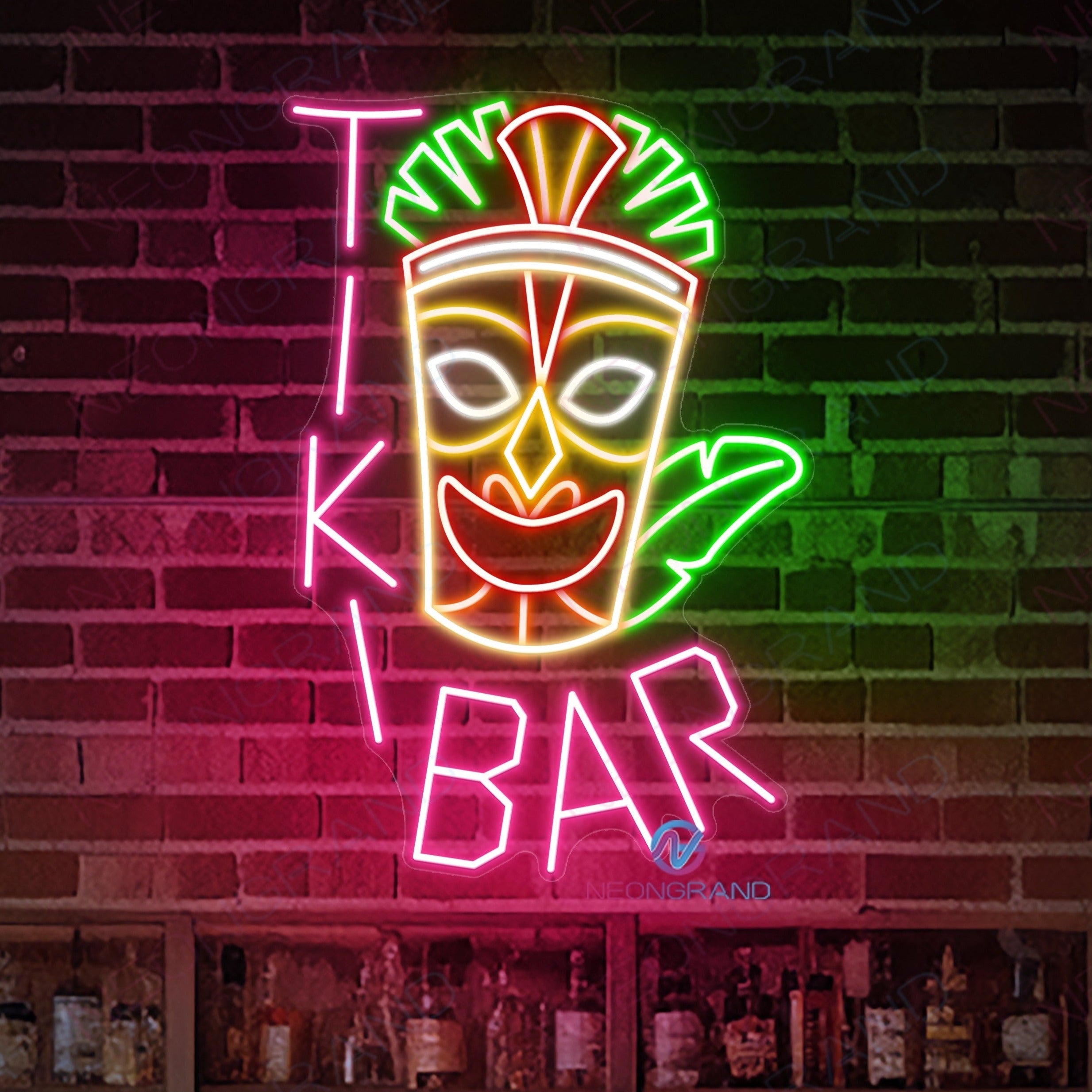 Tiki Bar Neon Sign Led Light - NeonGrand