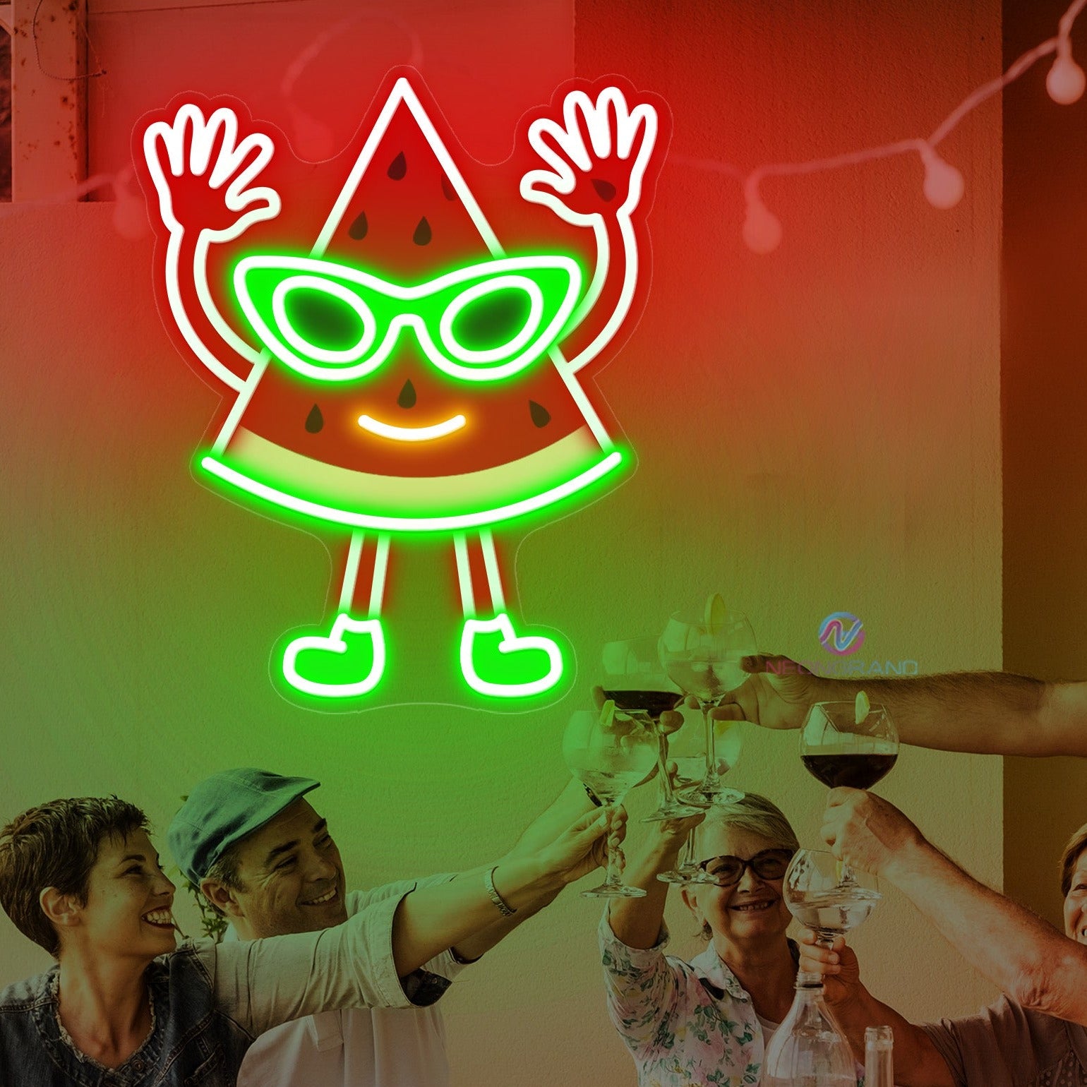 Watermelon Neon Sign Fruit Led Light - NeonGrand