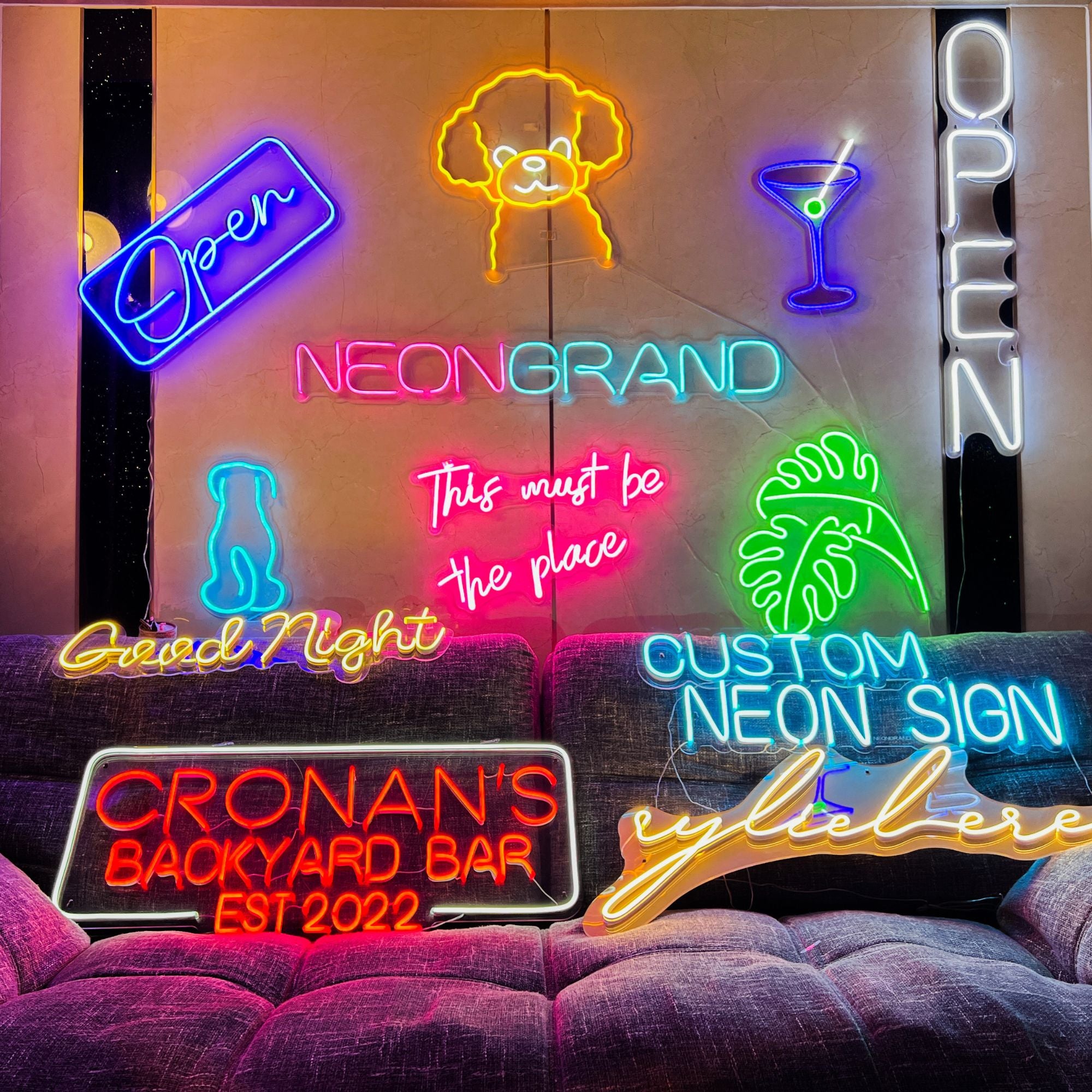 Custom Name Neon Sign Led Lights With A Star - NeonGrand