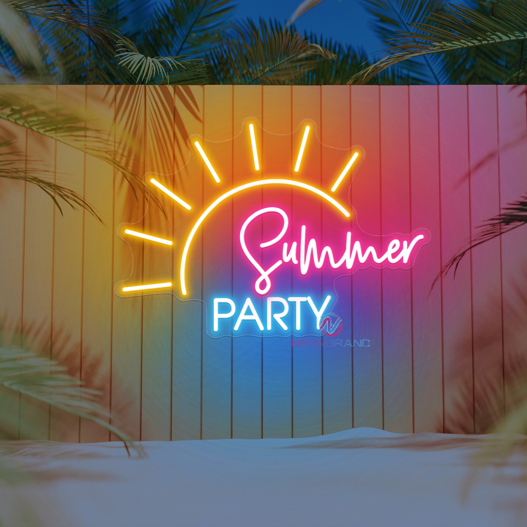 Summer Party Neon Sign Led Light - NeonGrand