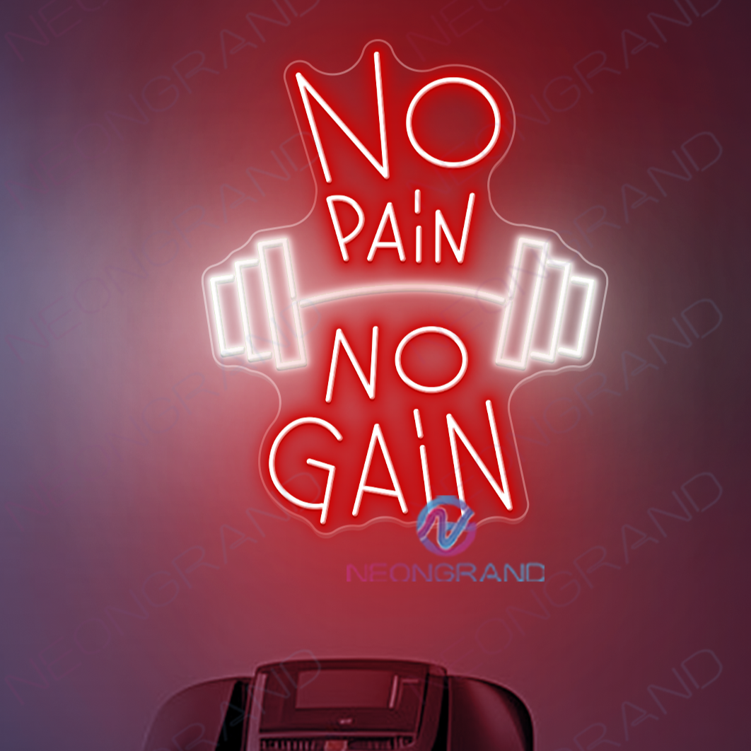 Barbell Neon Sign Gym Inspirational Led Light - NeonGrand