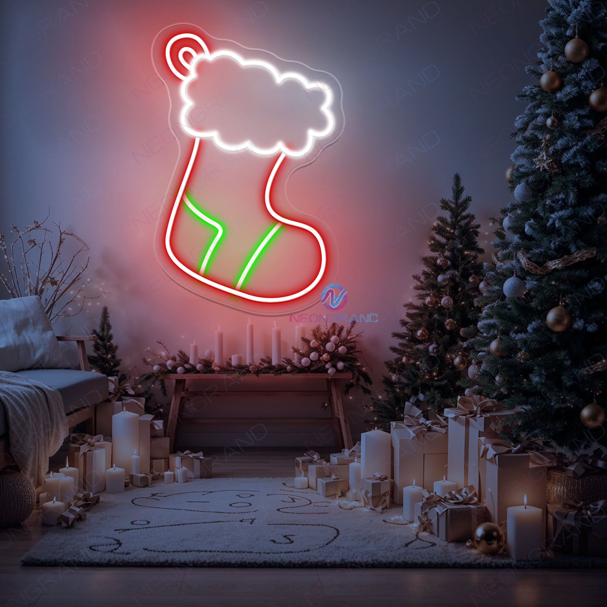 Christmas Stock Neon Sign Festie Decor Led Light - NeonGrand