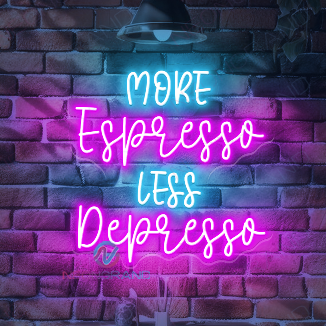 Coffee More Neon Sign Word Led Light - NeonGrand