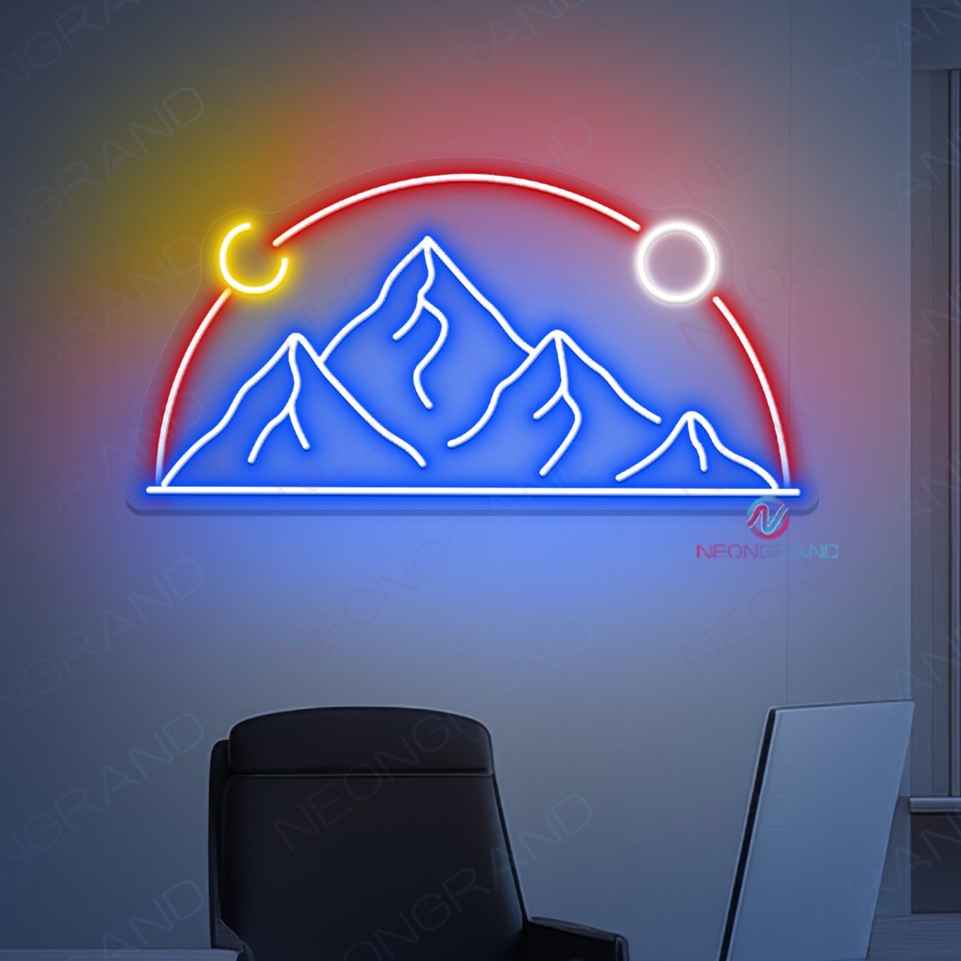 Neon Landscape Sign Large Led Light - NeonGrand