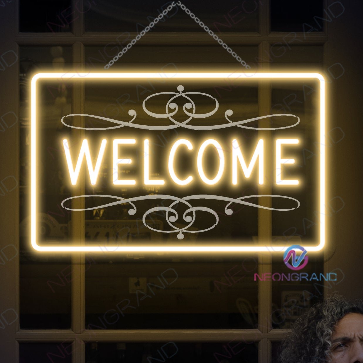 Welcome Neon Sign Restaurant Business Led Light - NeonGrand