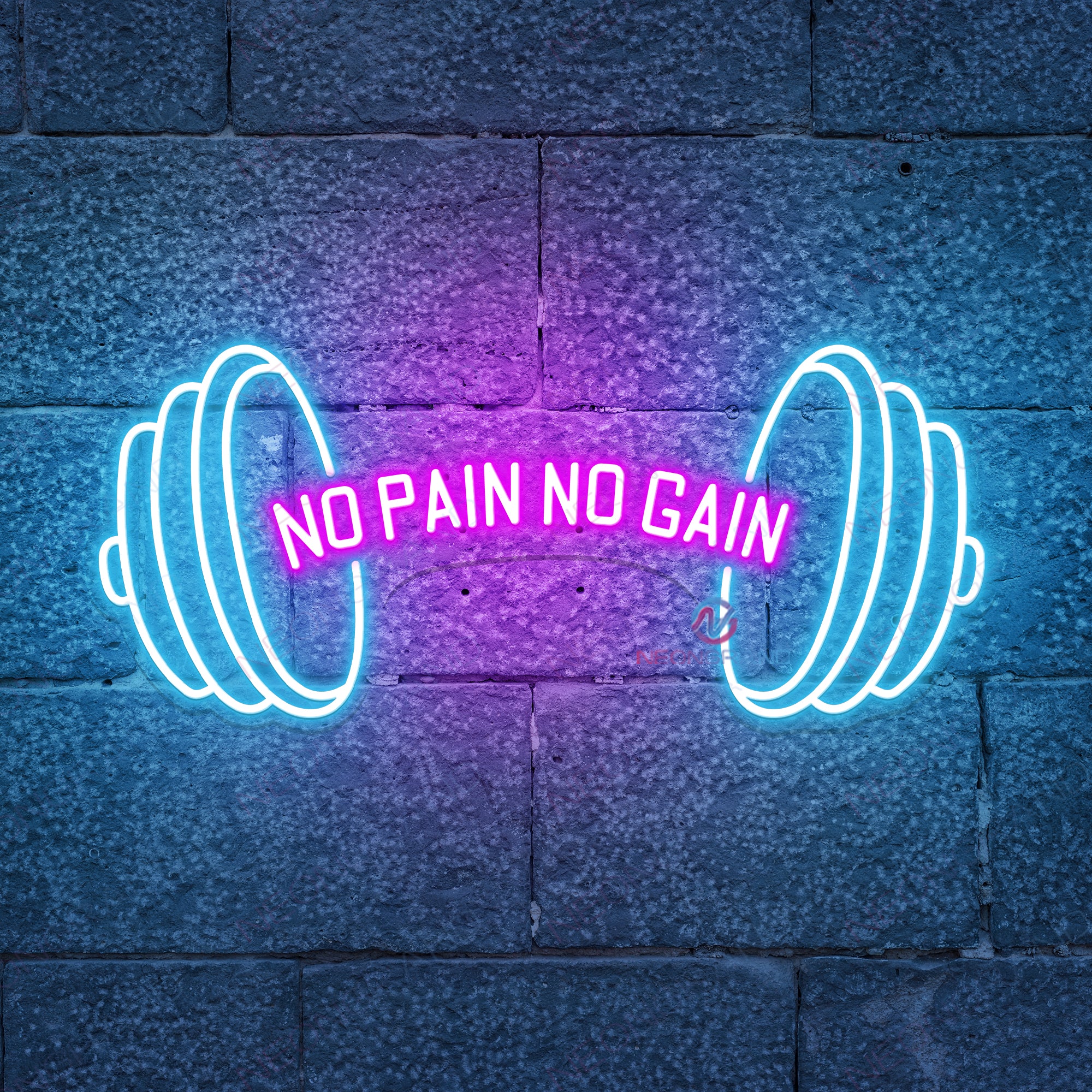 Barbell Neon Sign Led Light Up Your Space - NeonGrand