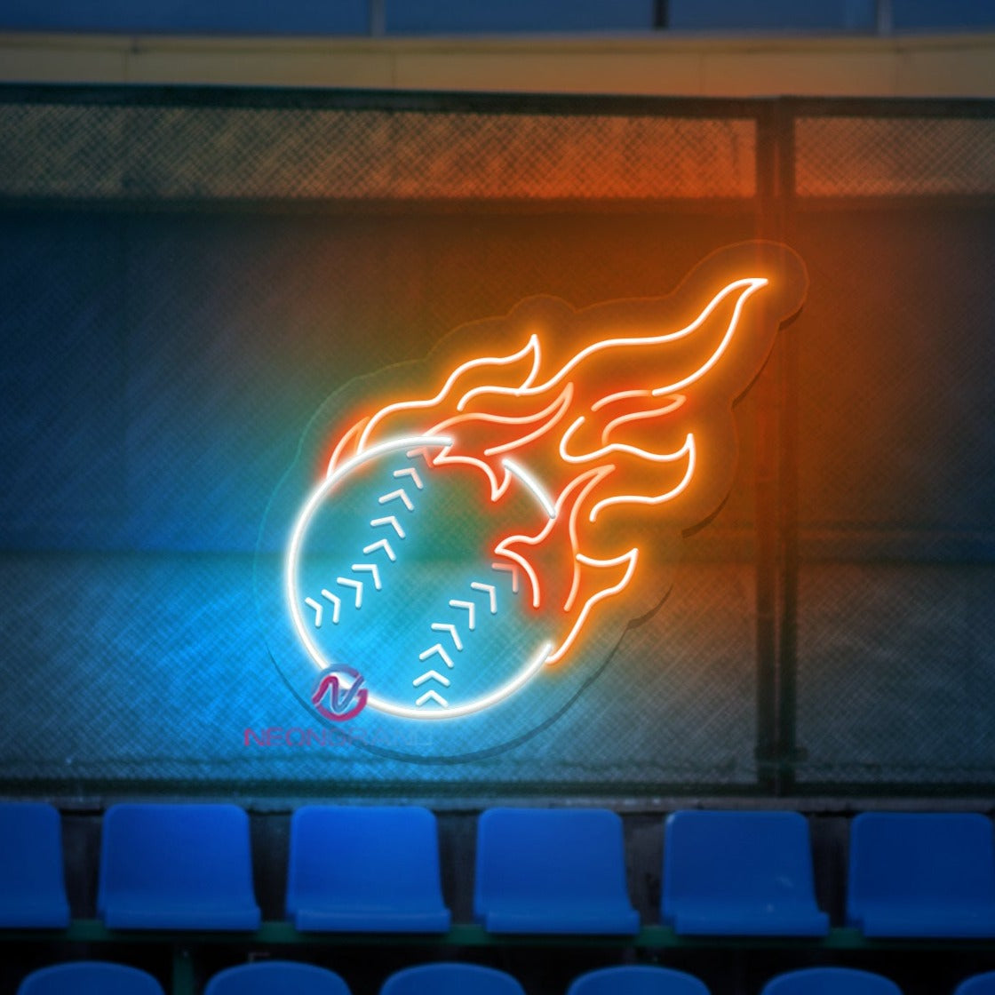 Baseball Neon Sign Cool Led Light - NeonGrand