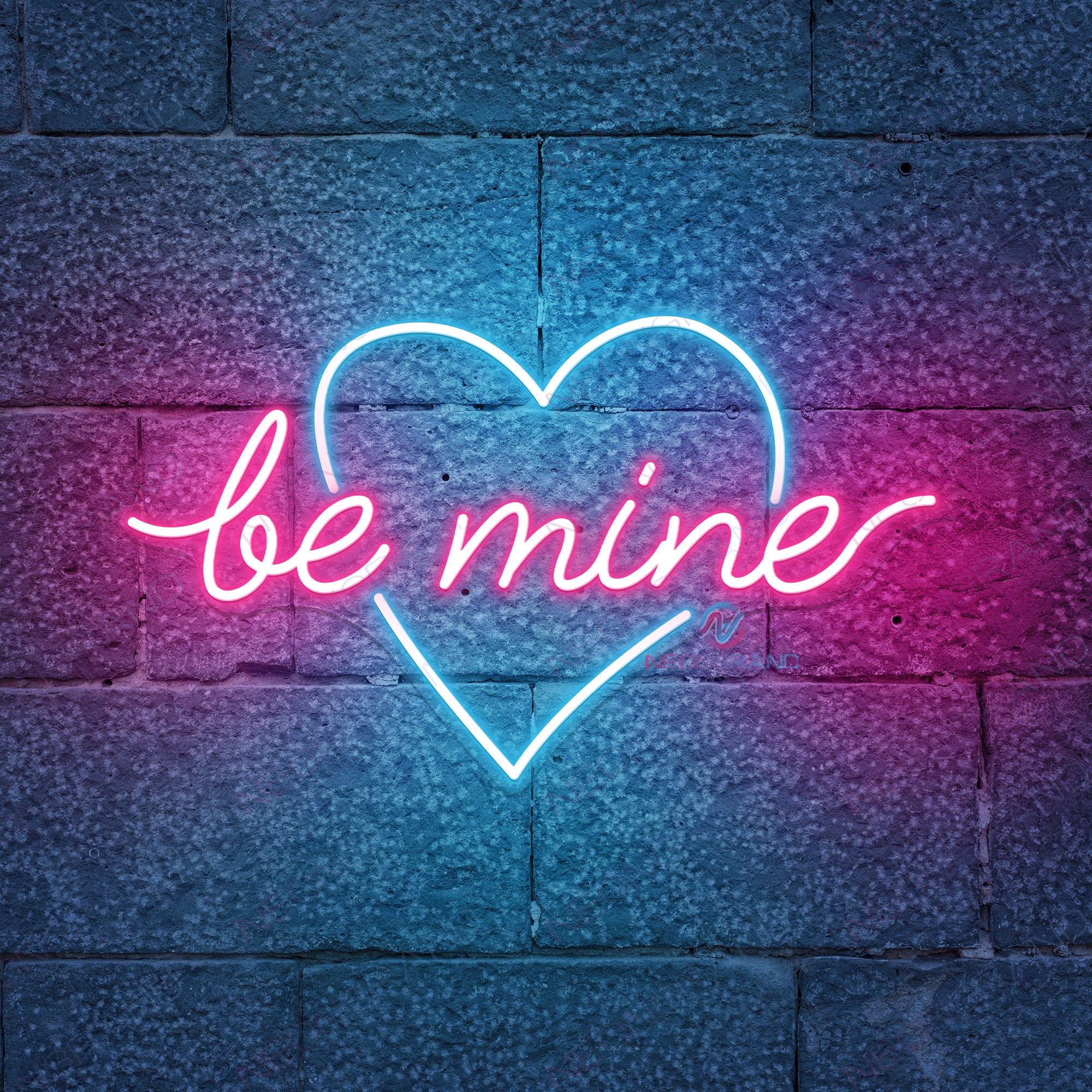 Neon Be Mine Sign Valentine Led Light - NeonGrand