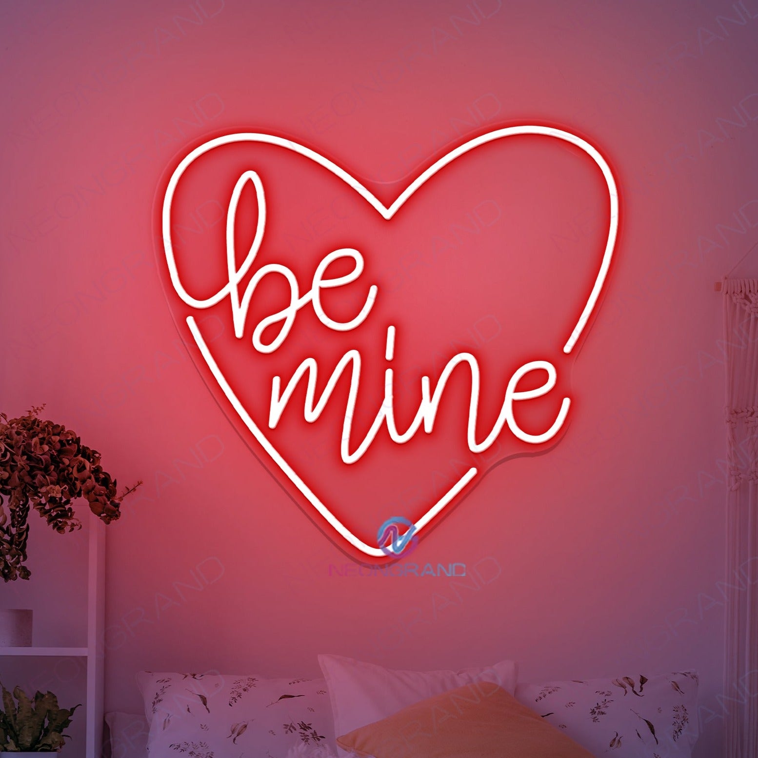 Be Mine Neon Sign Valentine Led Light - NeonGrand