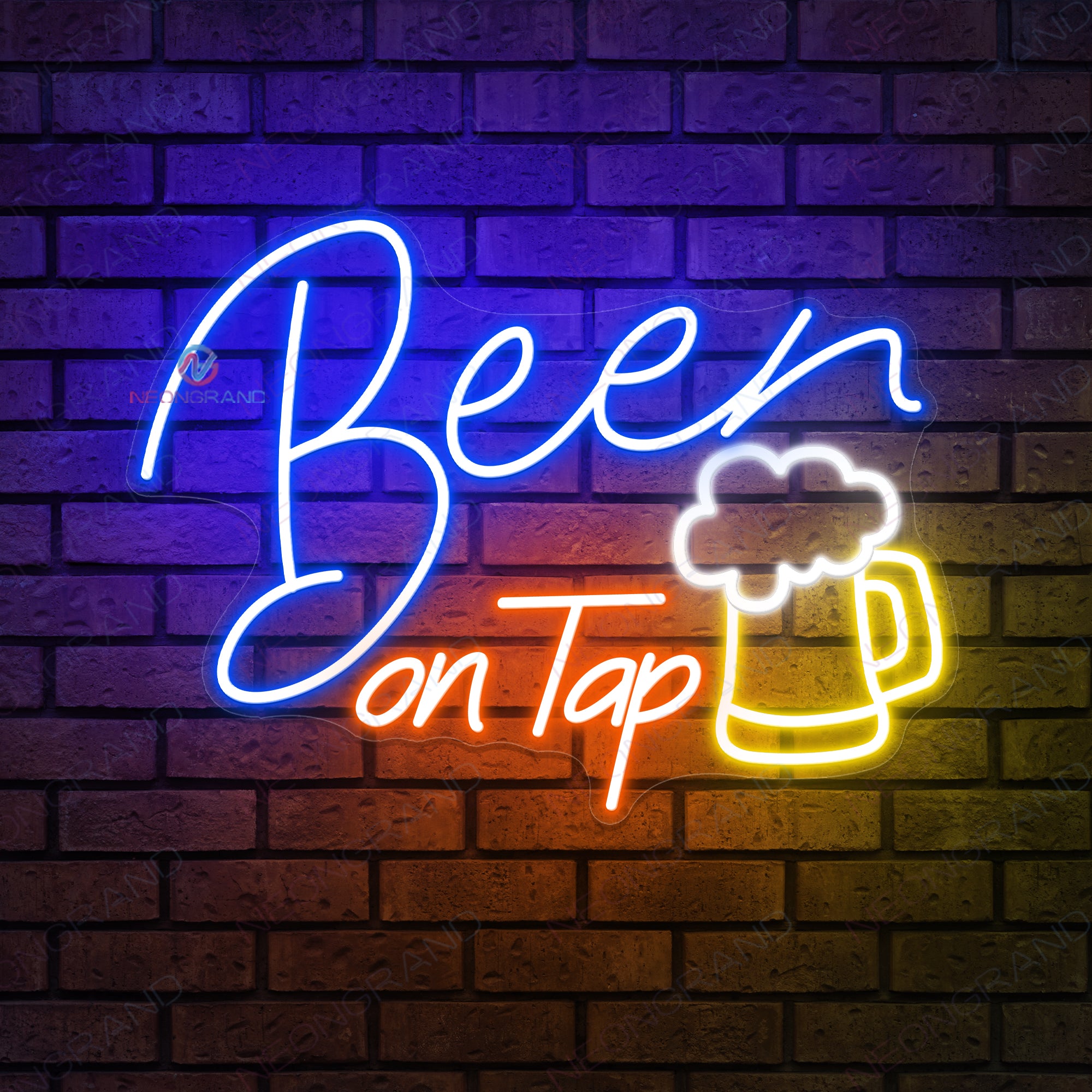 Beer On Tap Neon Sign Light Up Led - NeonGrand