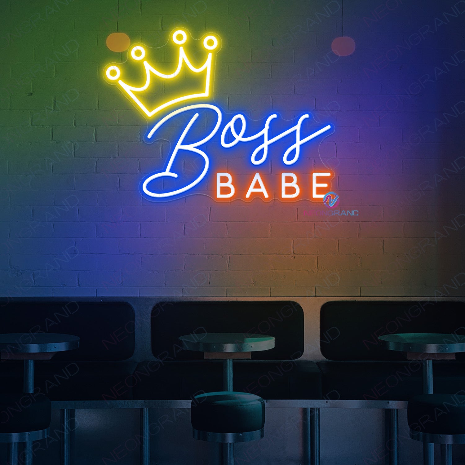 Boss Babe Neon Sign Man Cave Led Light - NeonGrand