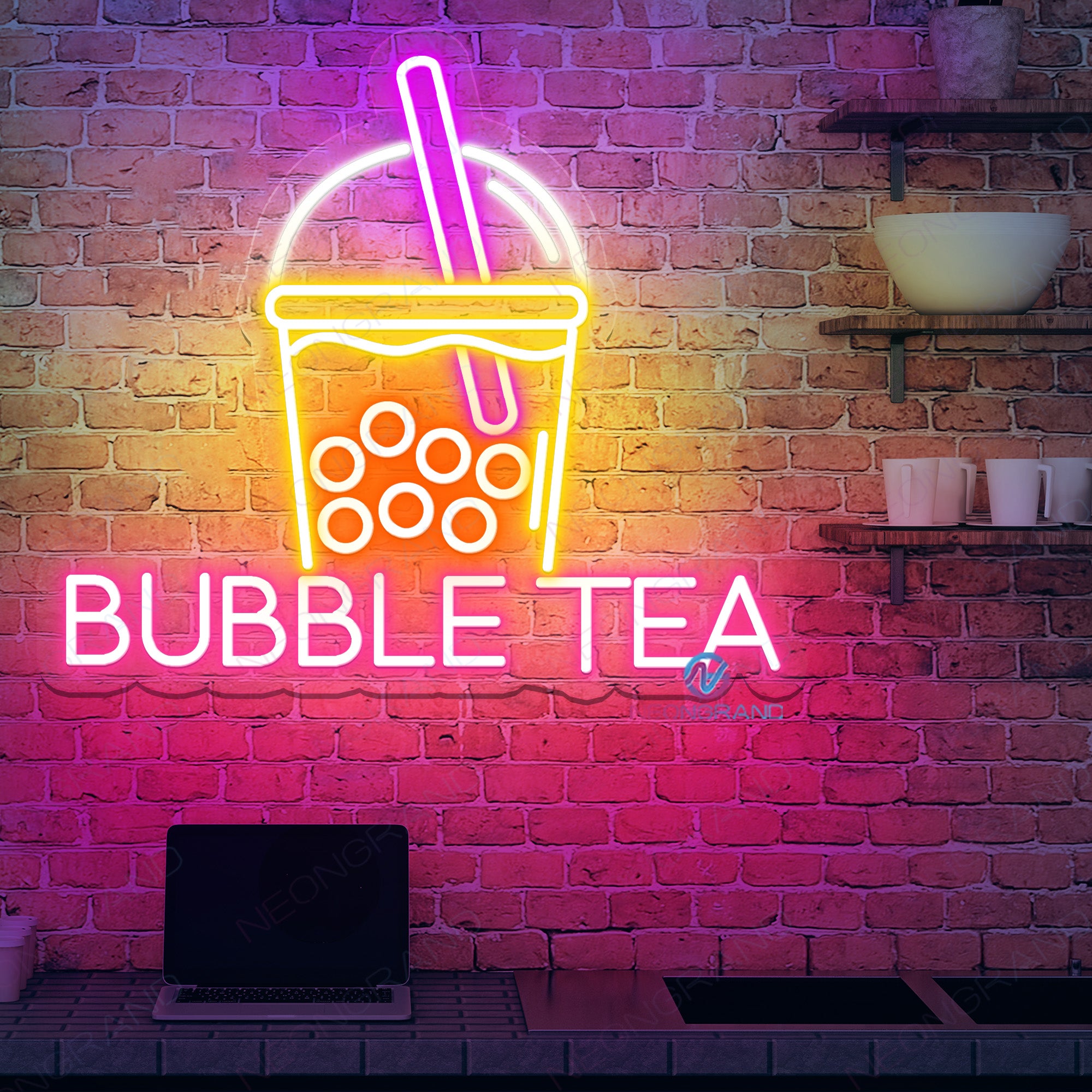 Bubble Tea Neon Sign Drink Led Light - NeonGrand