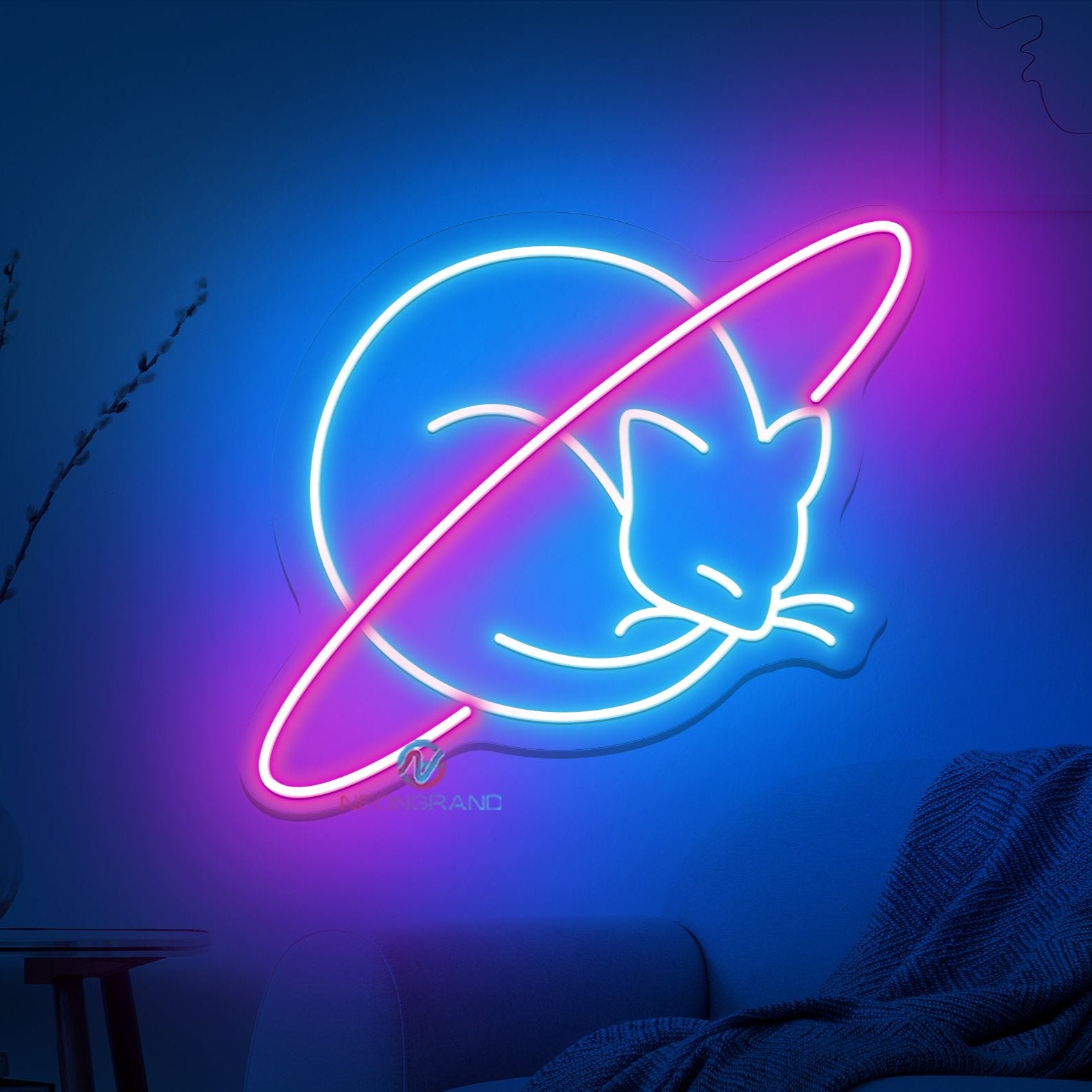 Cat Neon Sign Cool Led Light For Room - NeonGrand
