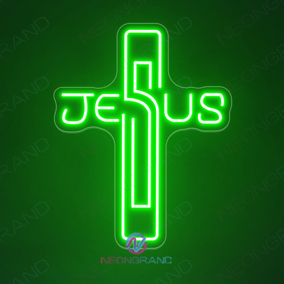 Cross Neon Sign Jesus LED Light For Christian - NeonGrand