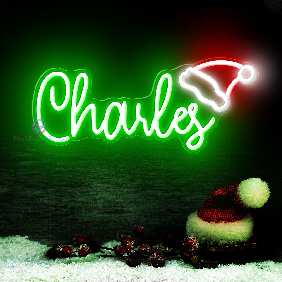 Custom Neon Name Sign Christmas Led Light - NeonGrand