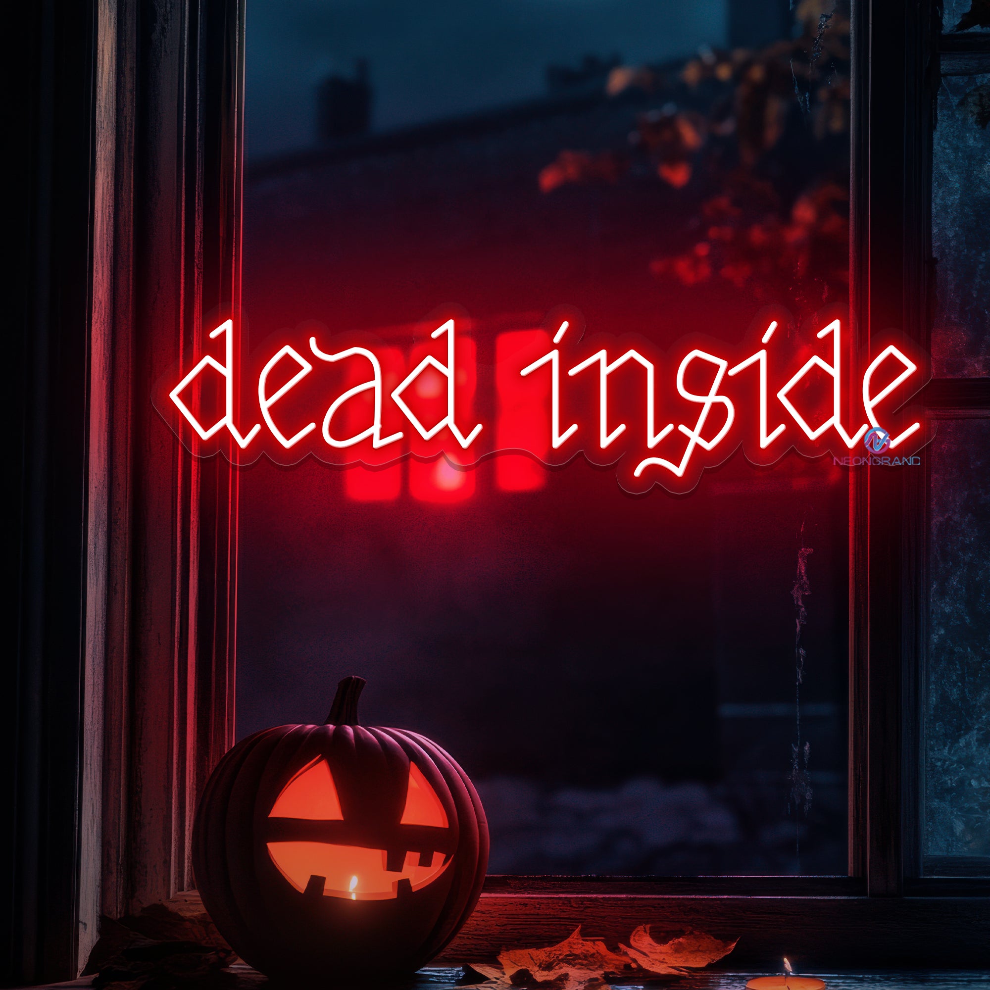 Dead Inside Neon Sign Halloween Led Light - NeonGrand