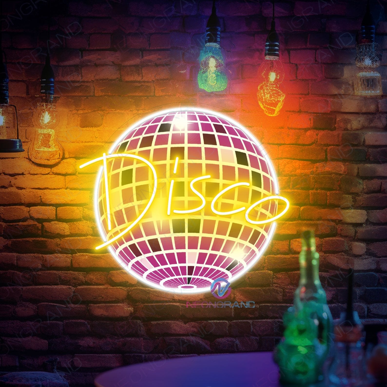 Disco Neon Sign Man Cave Led Light For Bar - NeonGrand