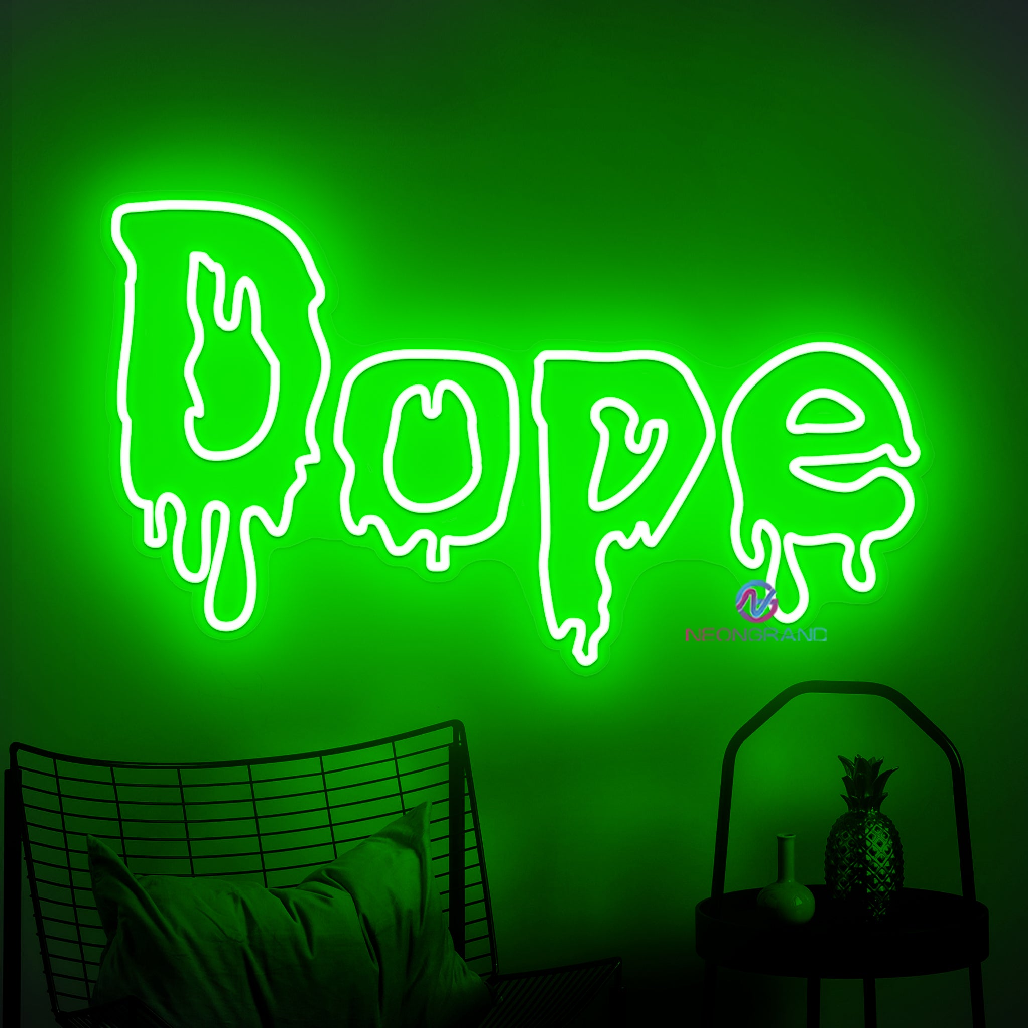 Weed Led Sign Dope Neon Light Neon Weed Signs - NeonGrand