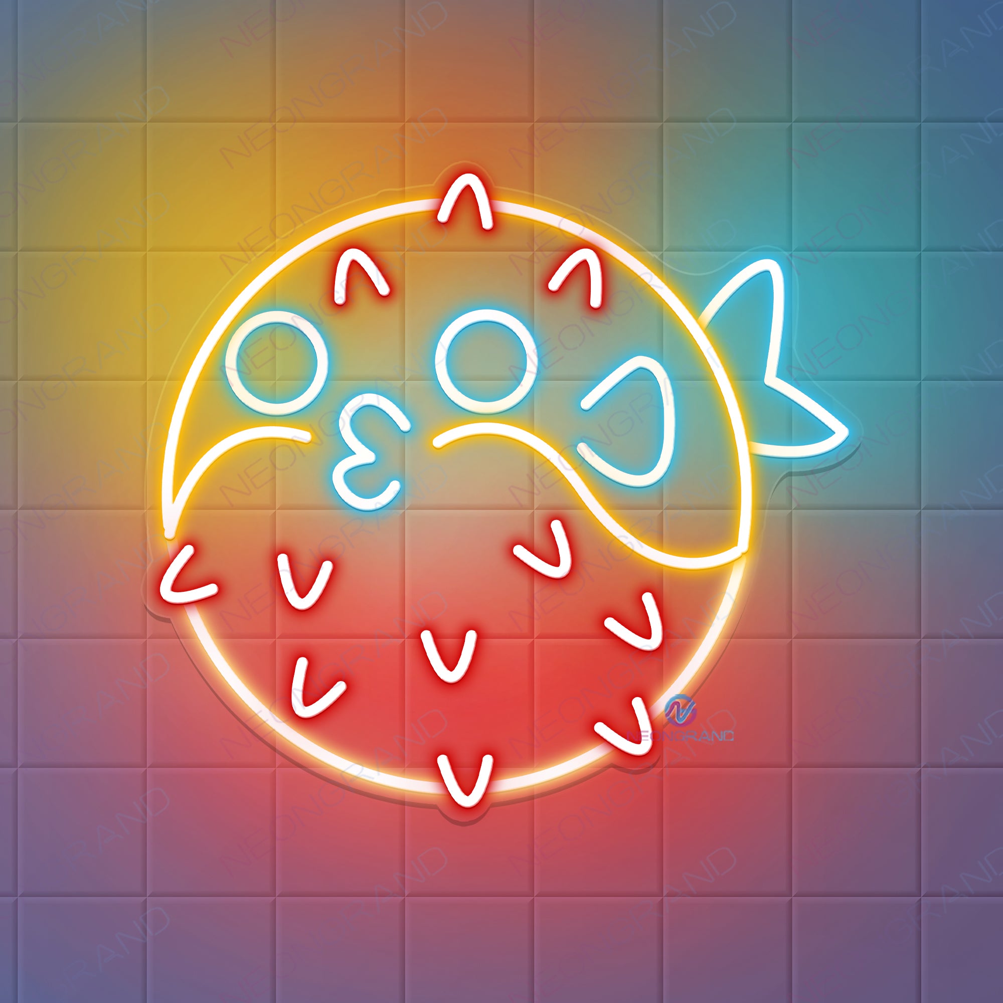Puffer Fish Neon Sign Kitchen Led Light - NeonGrand