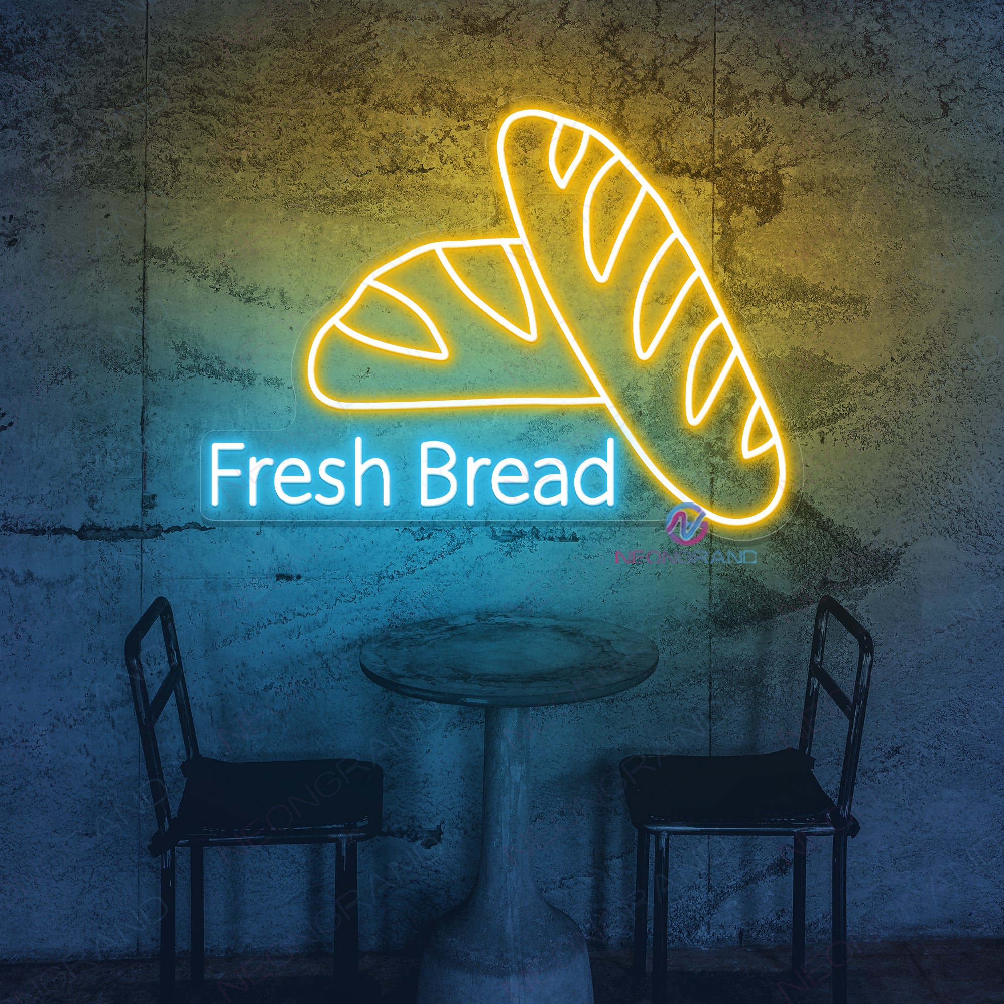 Fresh Bread Neon Sign Kitchen Led Light - NeonGrand