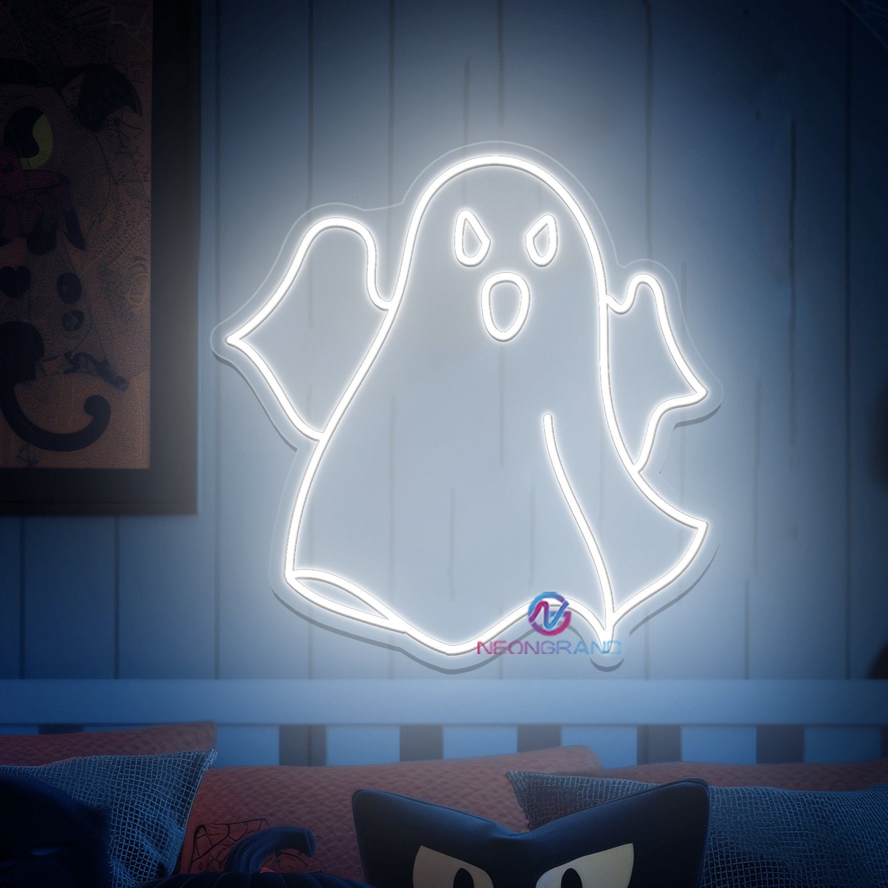 Ghost Neon Sign Halloween Led Light - NeonGrand