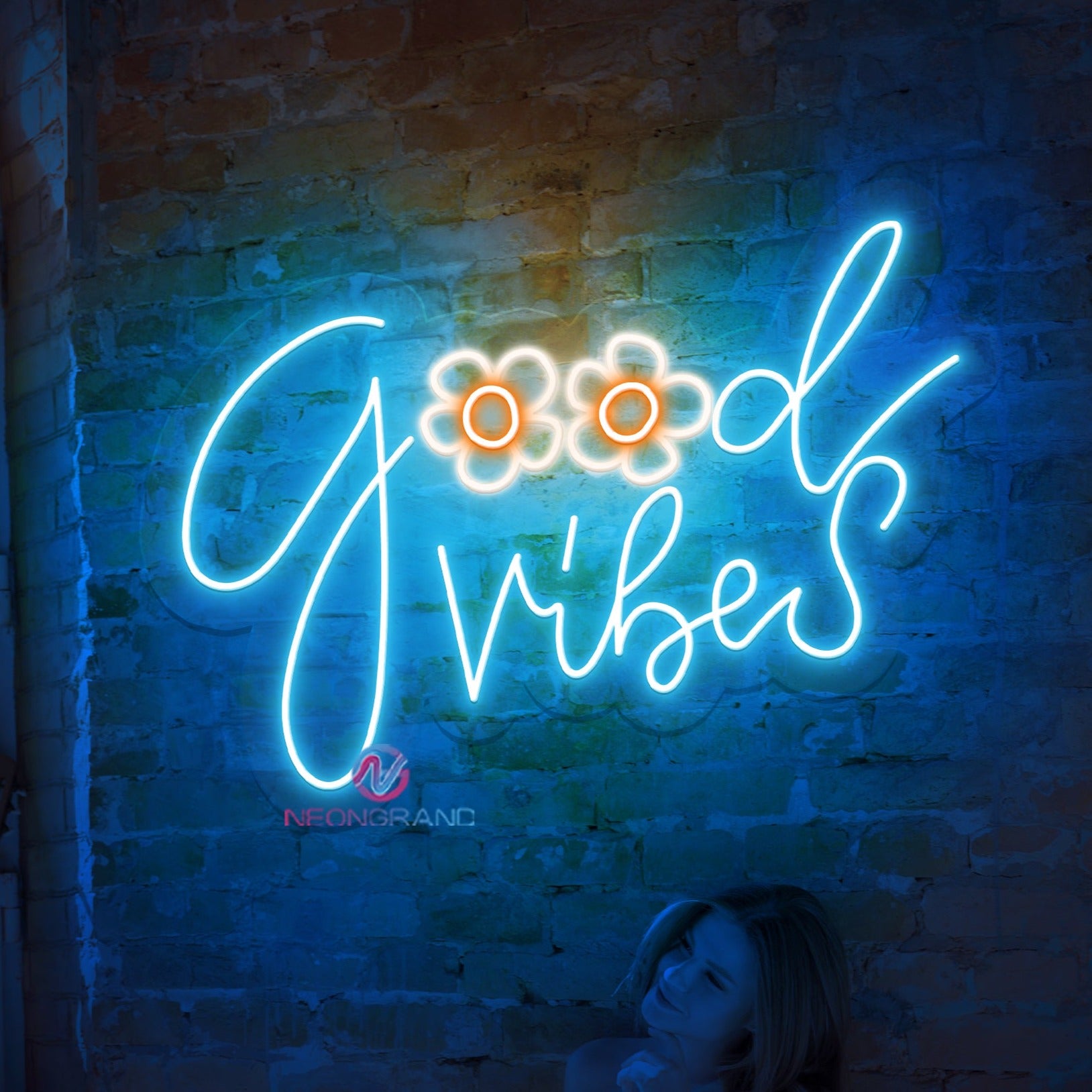 Good Vibes Neon Sign Inspirational Led Light - NeonGrand