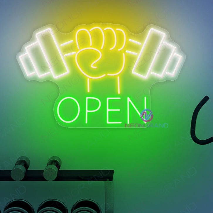 Gyms Open Neon Sign Led Light For Business - NeonGrand