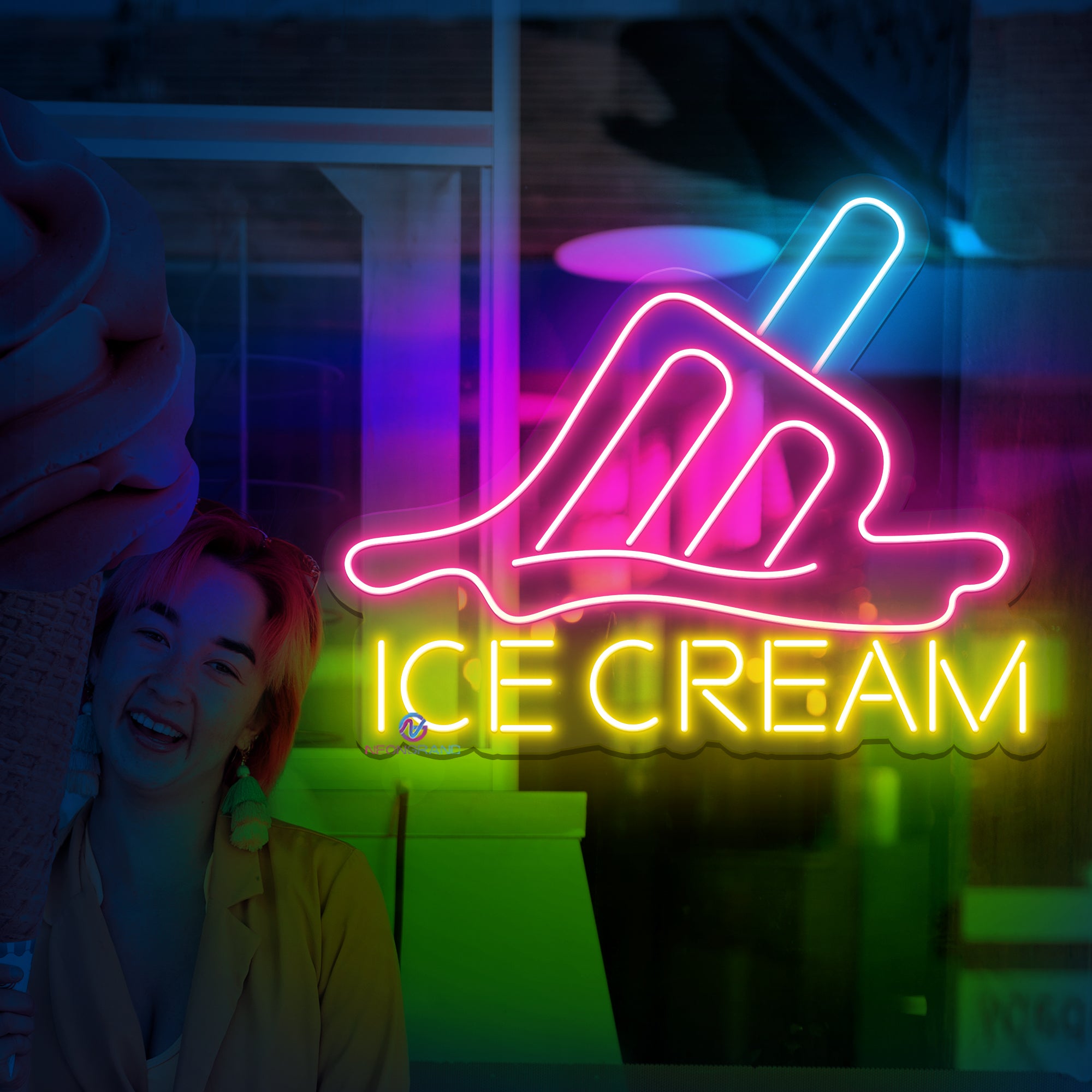 Ice Cream Neon Sign Coffee Led Light - NeonGrand