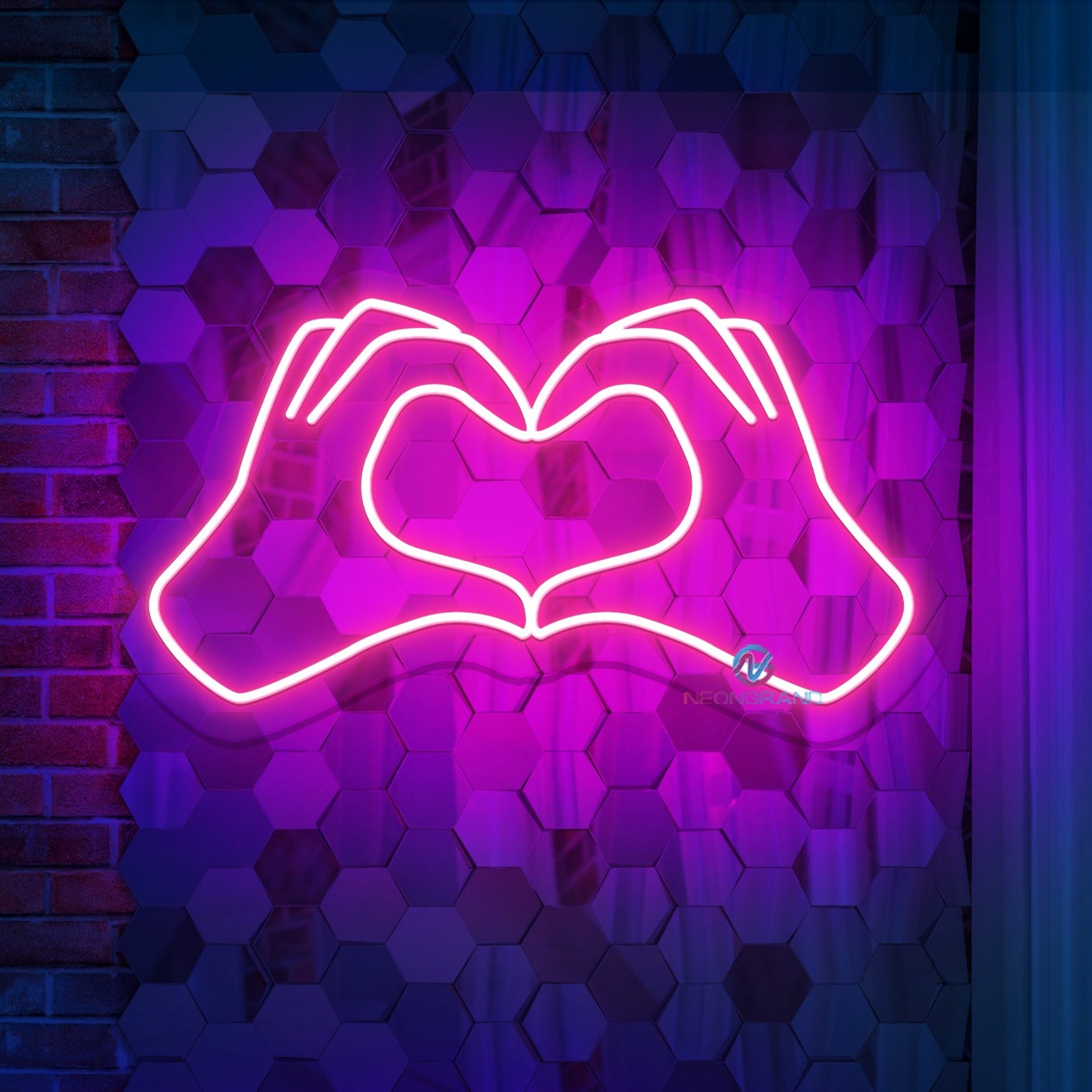 Love Neon Sign Heart Sign Led Light - NeonGrand