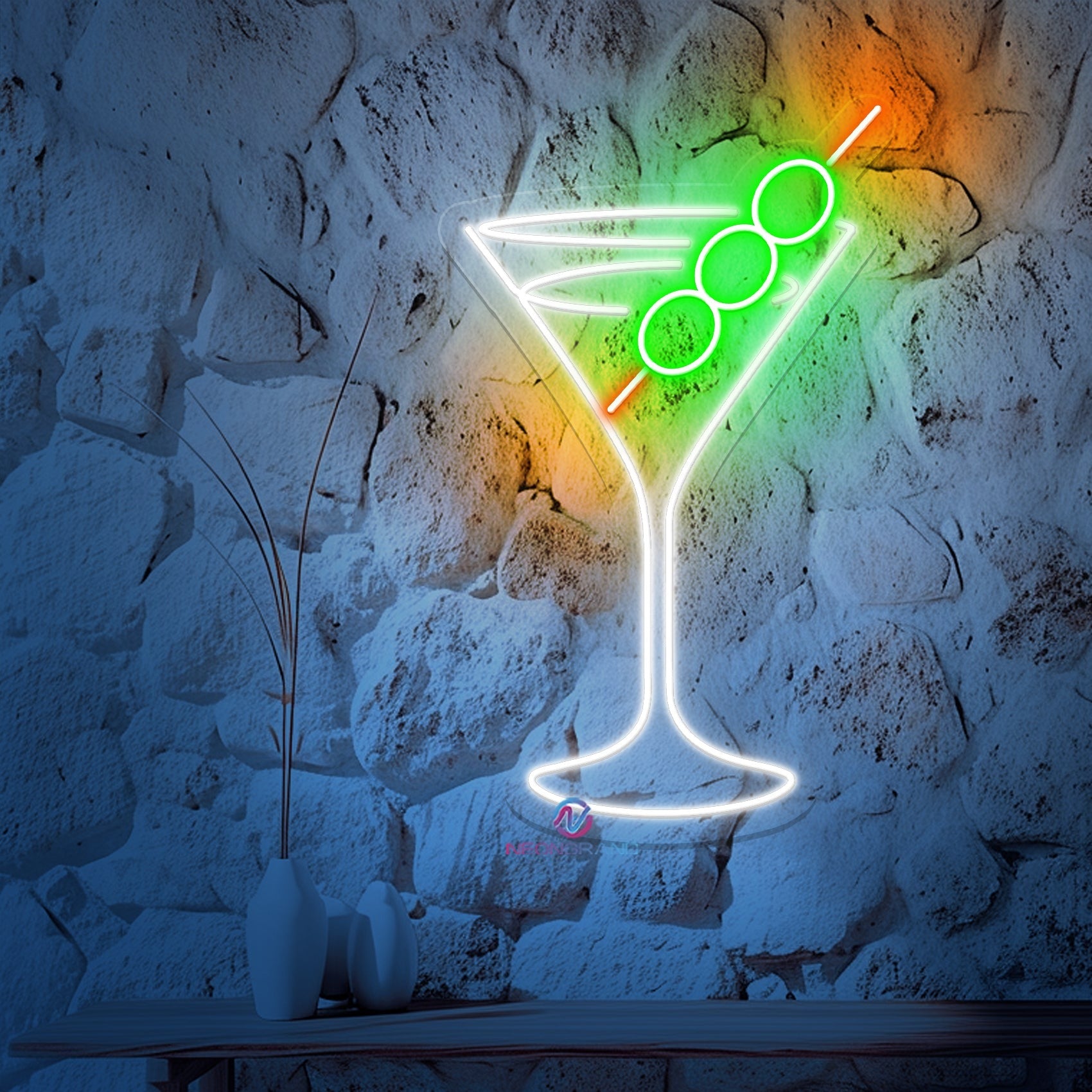 Martini Neon Sign Bar Led Light - NeonGrand