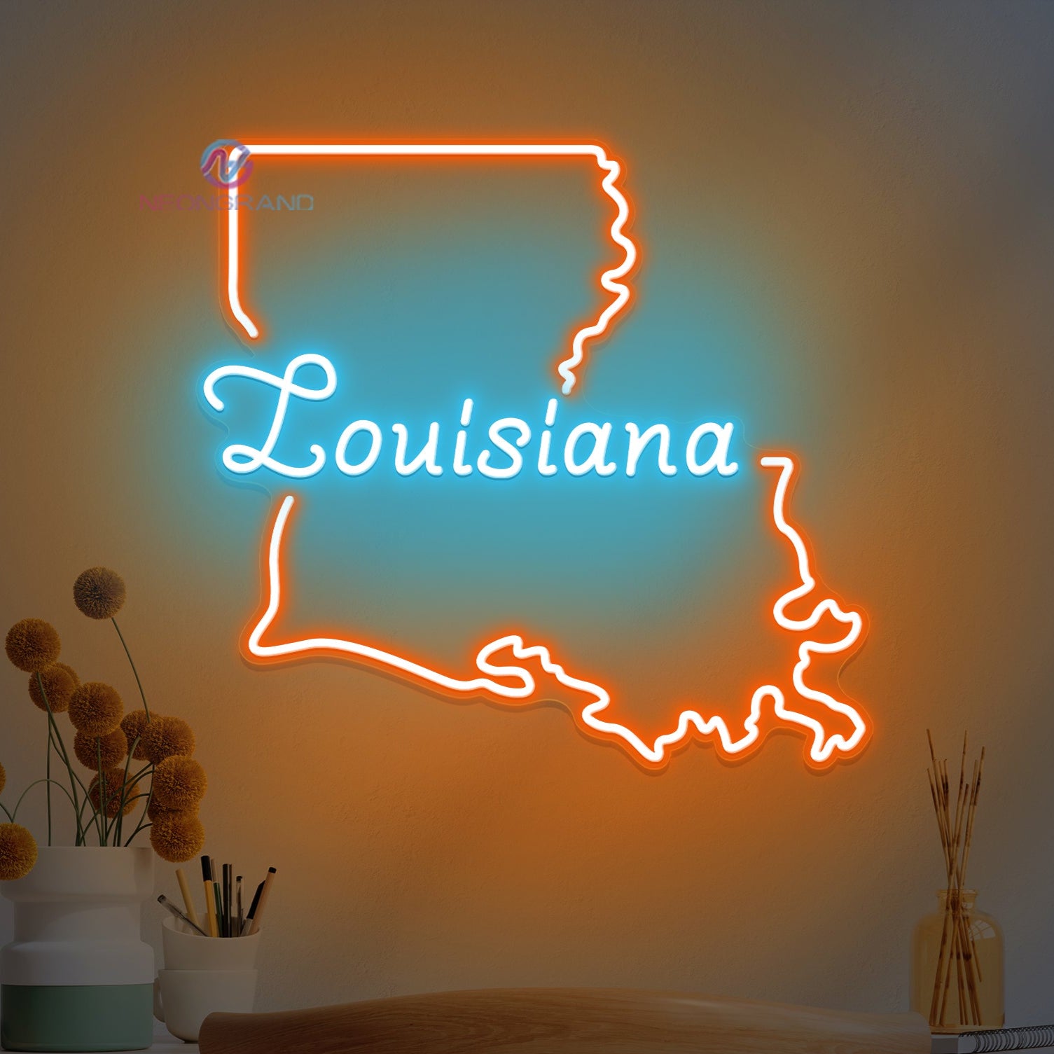Louisiana Neon Sign Led Light - NeonGrand