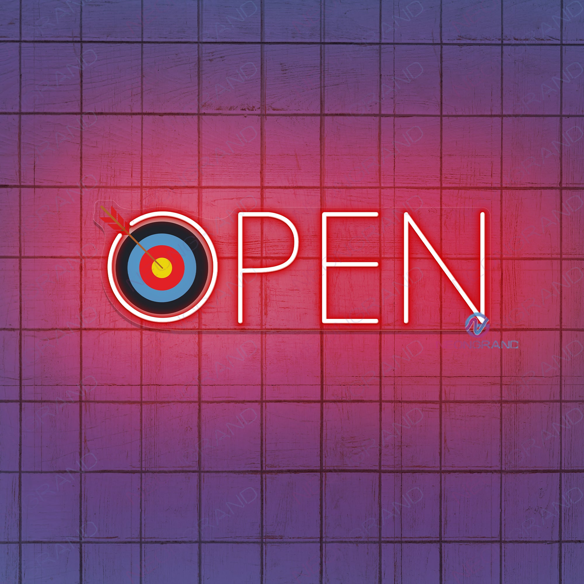 Neon Open Archery Sign Led Light - NeonGrand