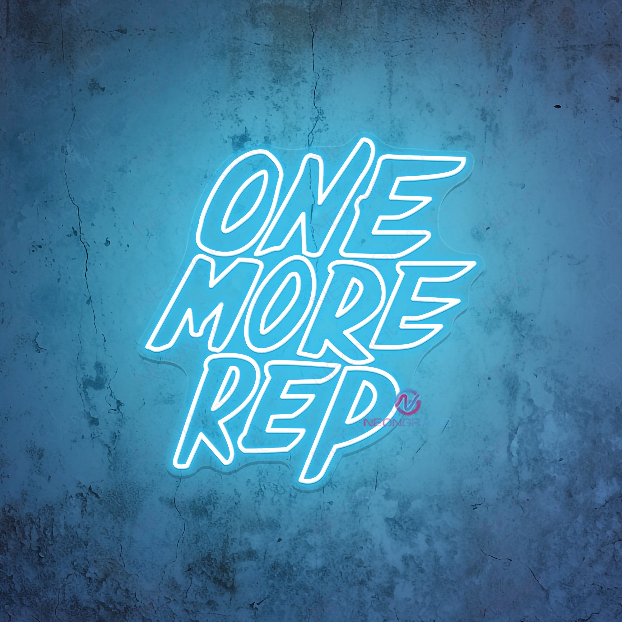 One More Rep Neon Sign Gym Led Light - NeonGrand