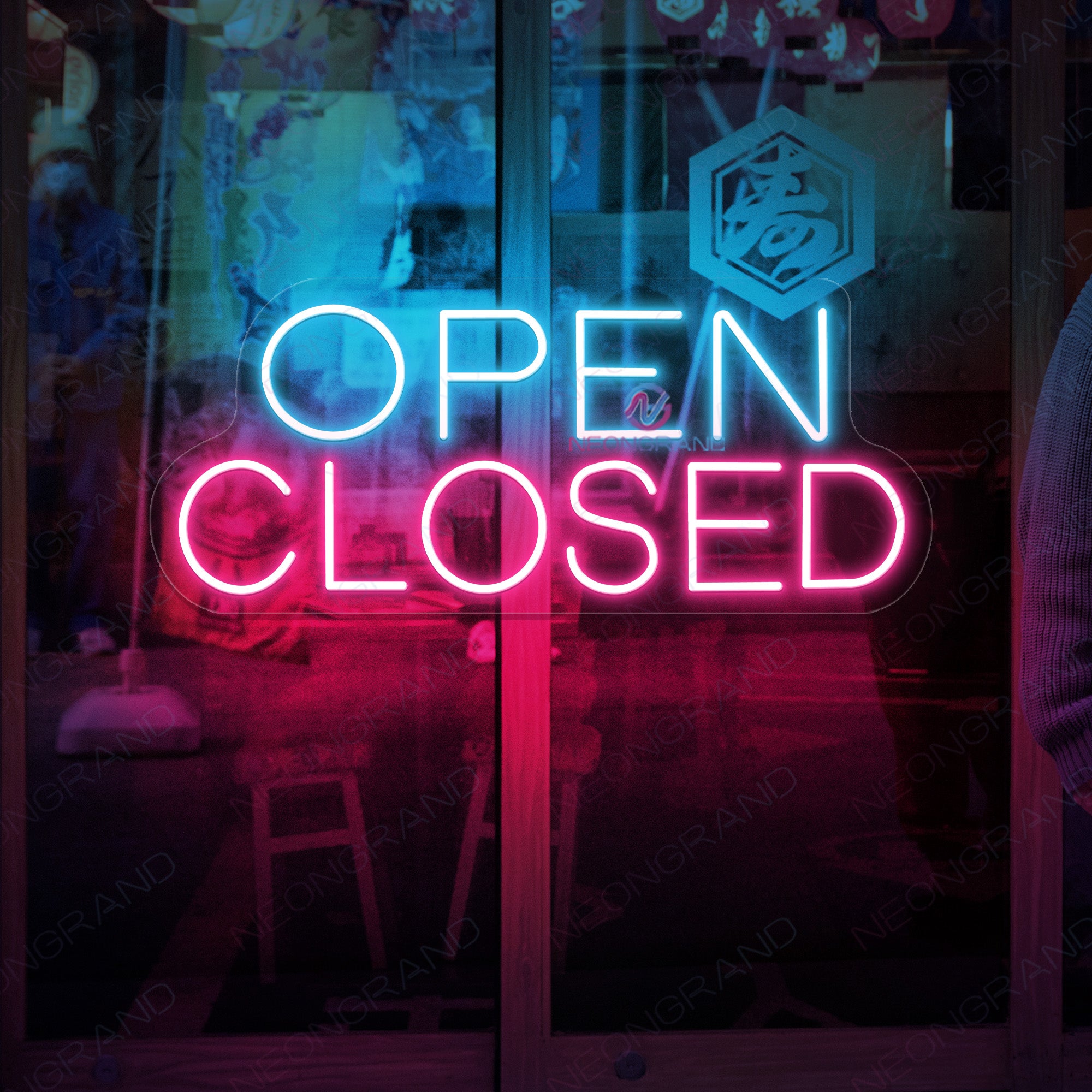 Open Closed Neon Sign Storefront Led Light - NeonGrand