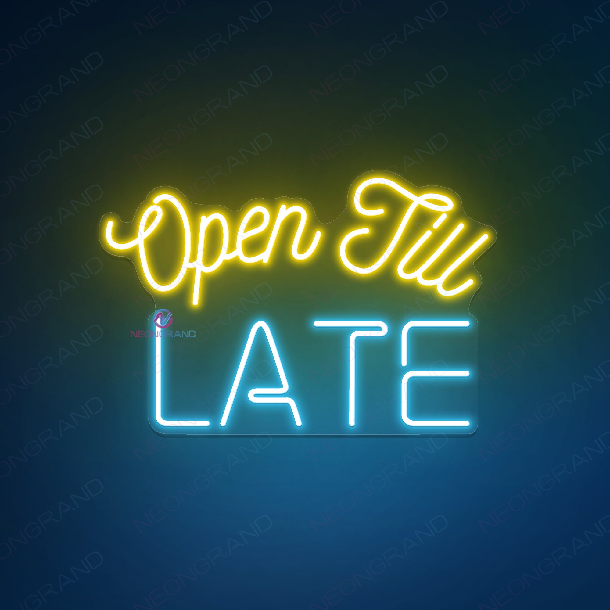 Open Till Late Neon Sign Led Light - NeonGrand