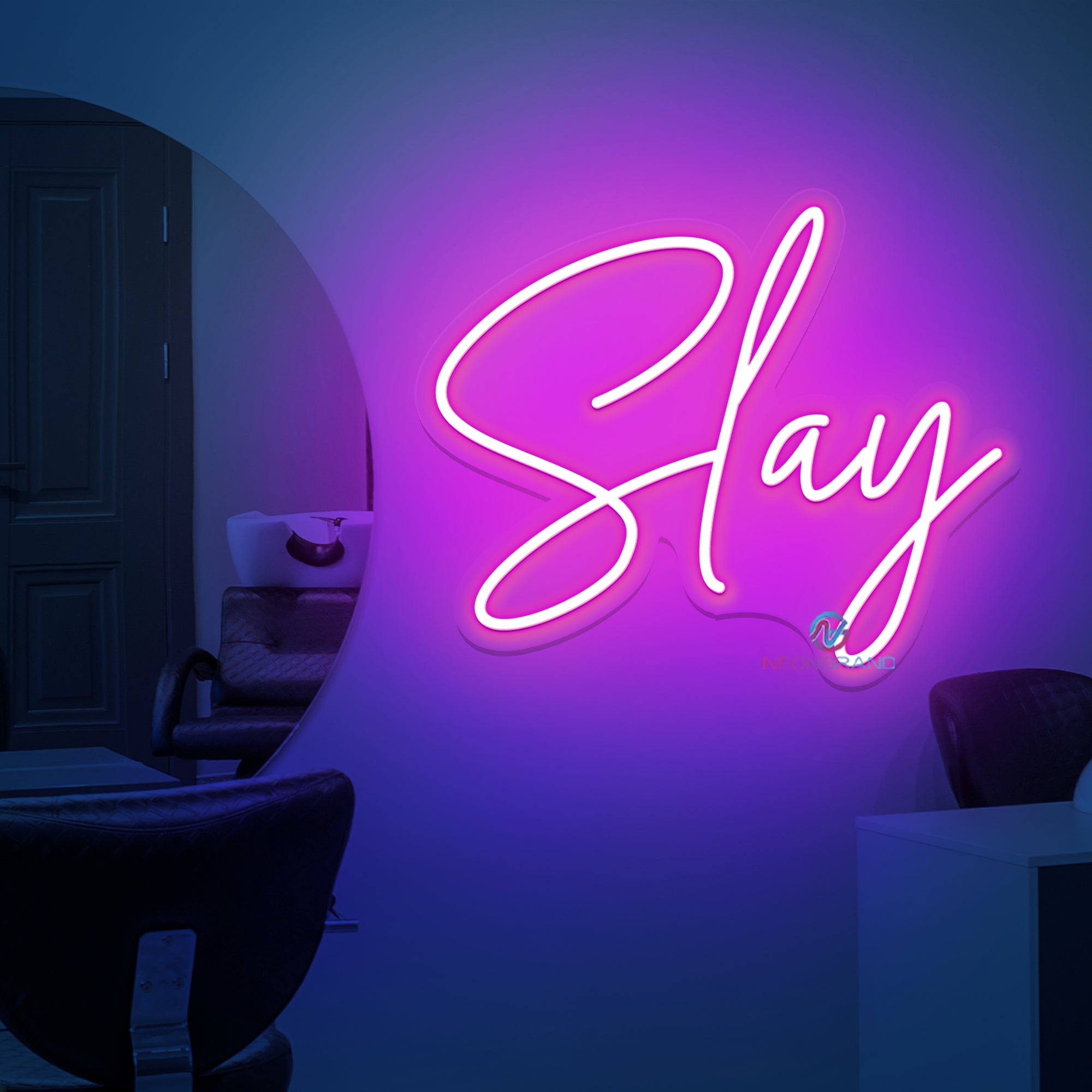 Slay Neon Sign Cool Word Led Light - NeonGrand