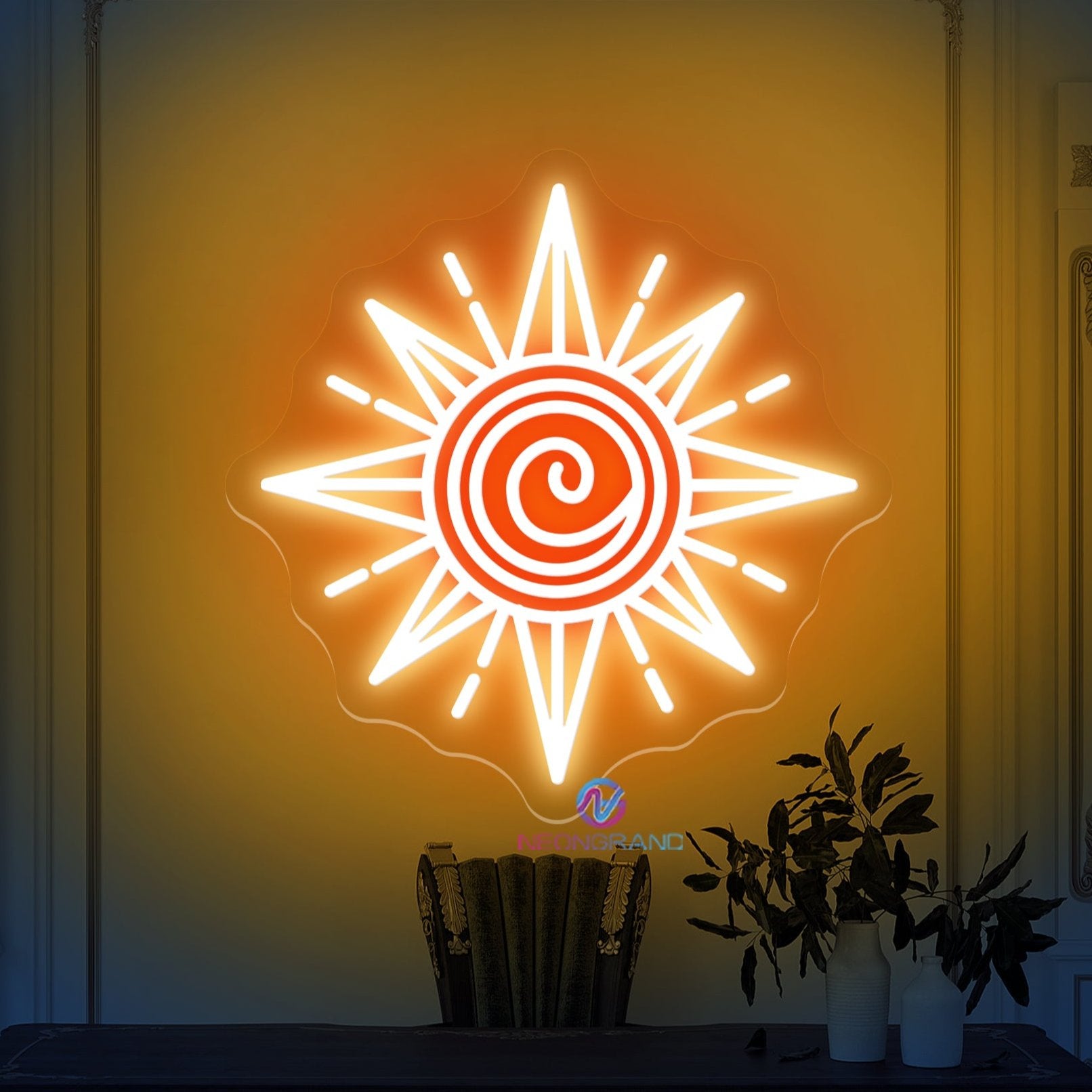 Sun Neon Sign Aesthetic Led Light For Cool Space - NeonGrand