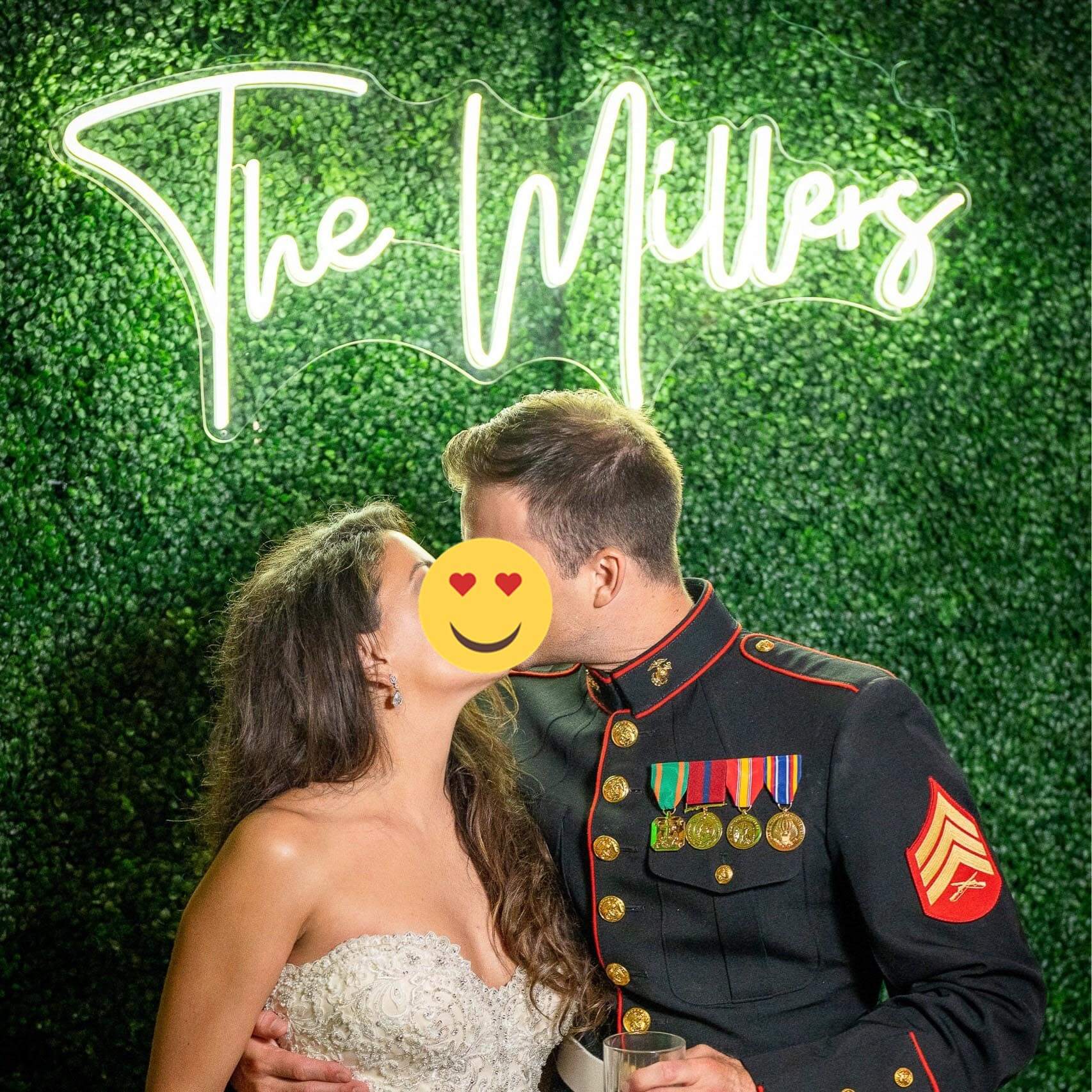 Custom Last Name Neon Signs Wedding Led Light - NeonGrand