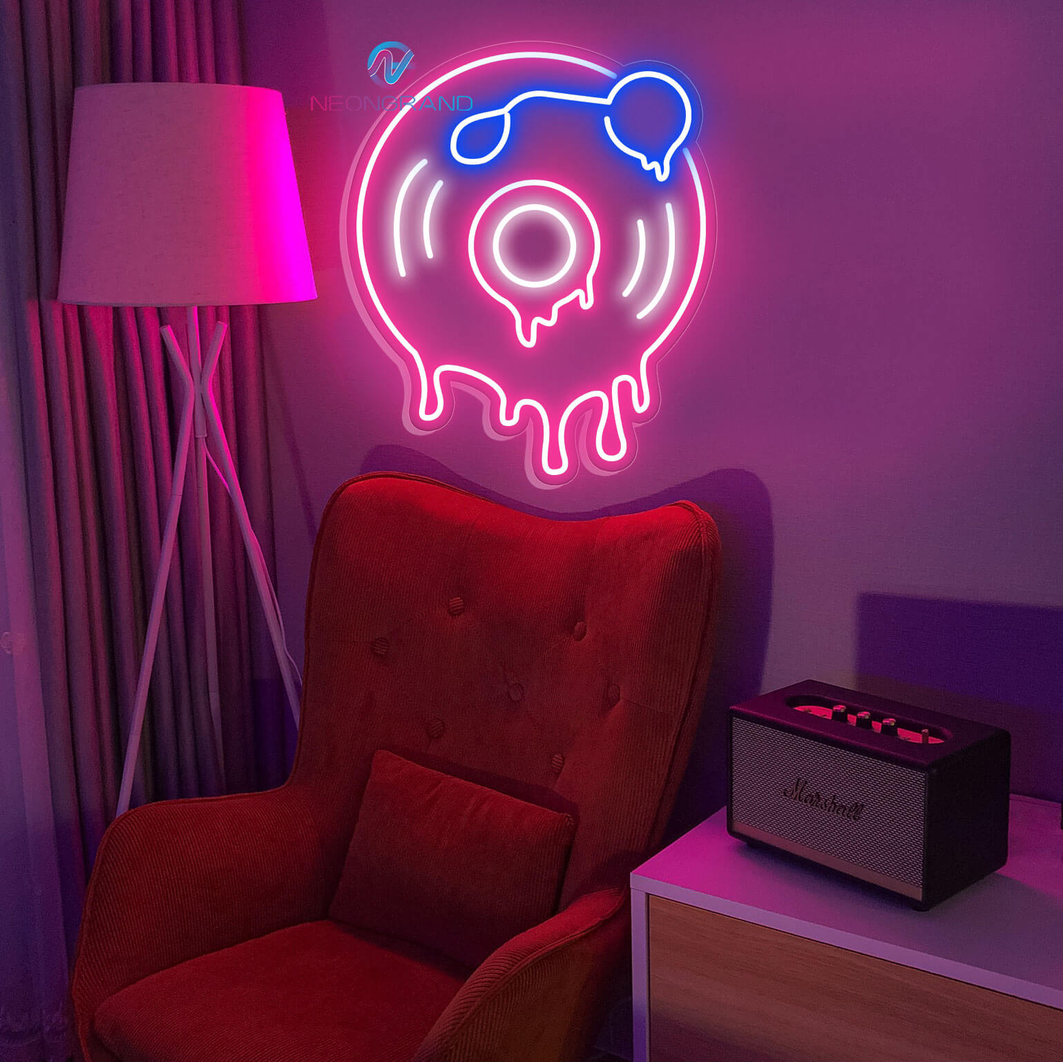 Vinyl Neon Sign Music Records Neon Sign Led Light - NeonGrand