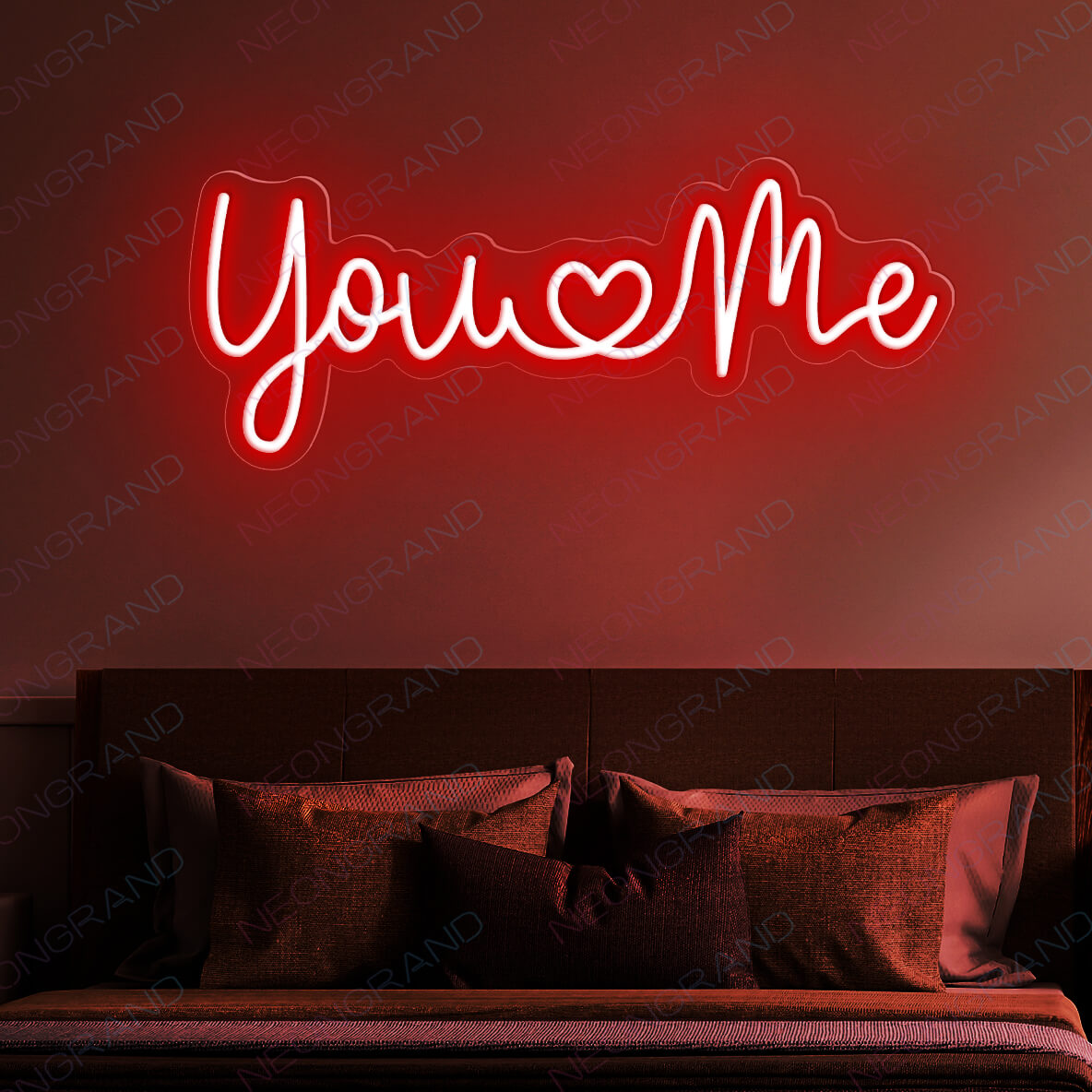 You And Me Neon Sign Love Led Light - NeonGrand